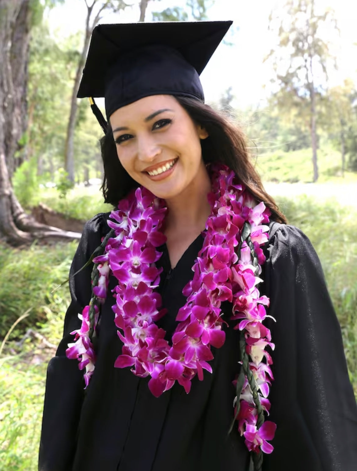 Graduation Hawaiian Orchid Lei – The Floristry